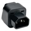 UPS IEC C14 to Universal Female AU US UK EU C14 Socket Power Adapter AC ...