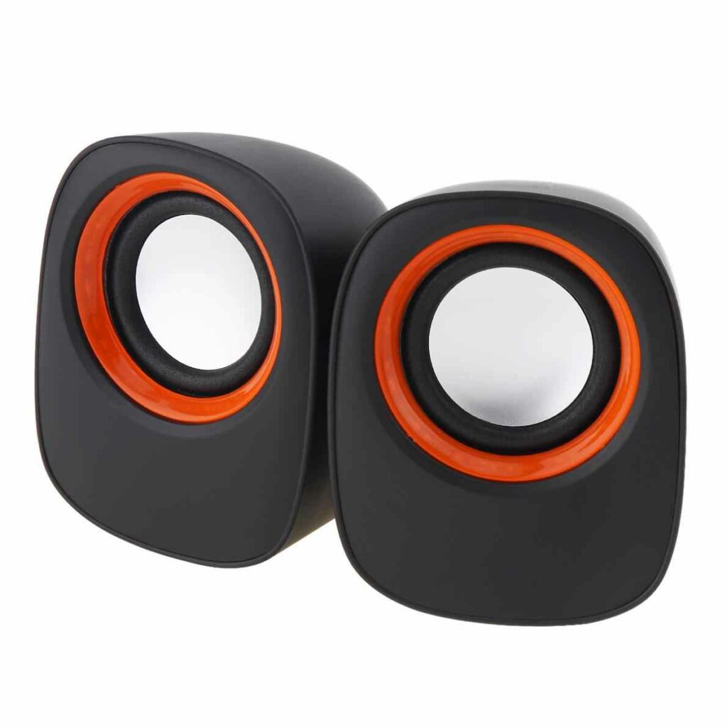 Mini Speaker with 3.5mm Jack and USB Powered for (PC // Laptop ...