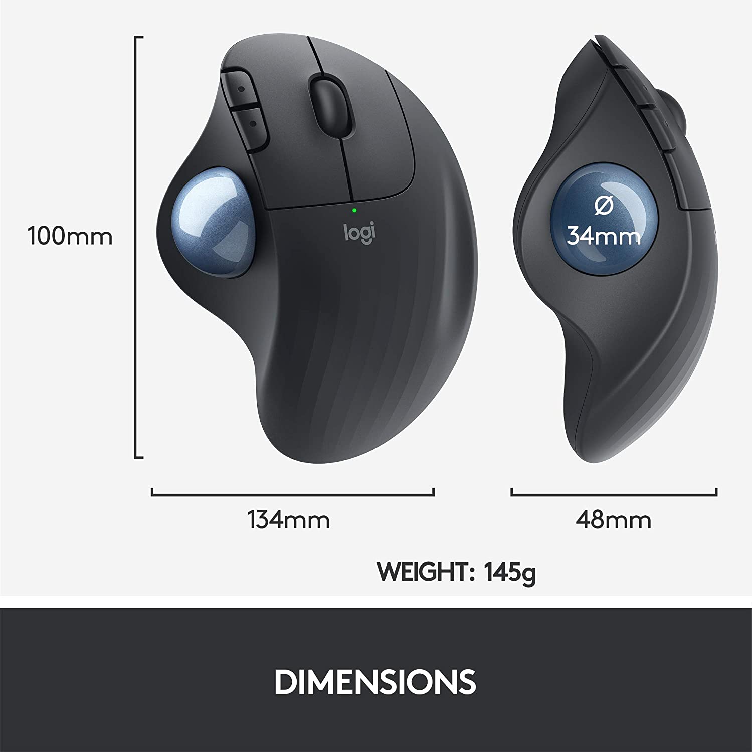LOGITECH ERGO M575 TRACKBALL - Amman Jordan