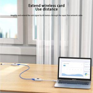 USB RJ45 extension adapter - range up to 60M length