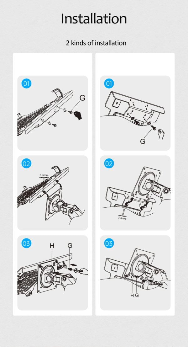 NB F160 Dual Monitor ARM 17-27” - Amman Jordan - PCcircle
