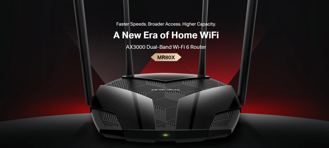 MERCUSYS AX3000 Wi-Fi 6 - MR80X - Amman Jordan - PCcircle