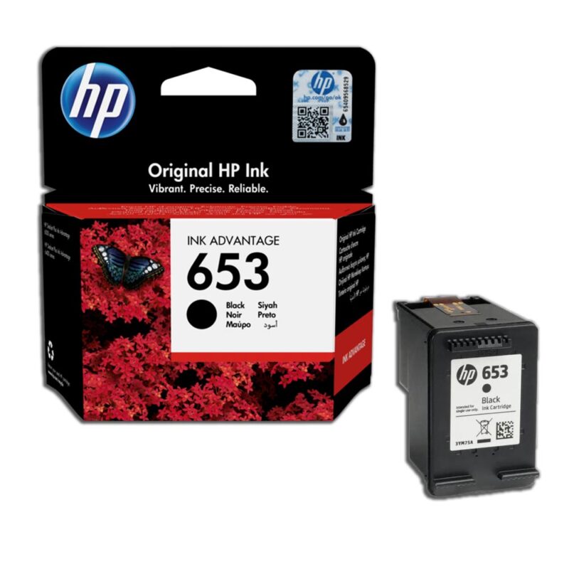 HP 653 Black Original Ink 3YM75AE - Amman Jordan - PC Circle