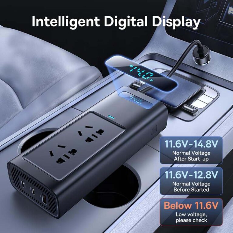 Baseus Car Inverter 3-port - Amman Jordan - PC Circle